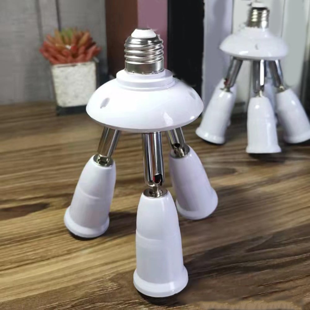 Light Socket Splitter Adapter, Bulb Converter,Adjustable E27 screw ...