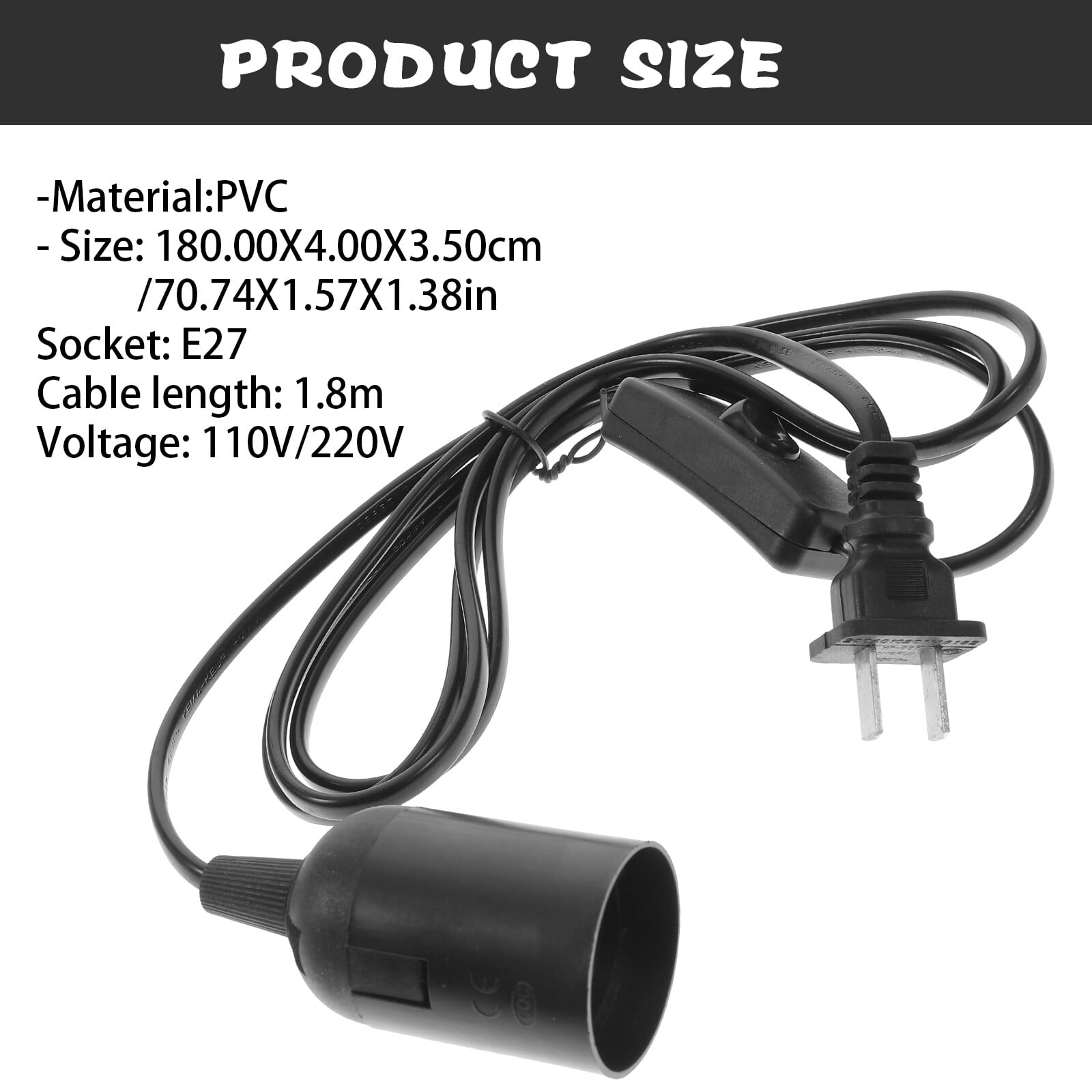 Light Socket With Cord Hanging Lamp Cord Socket Ceiling Lamp Power Cord ...