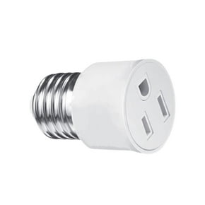 Light Bulb Socket Adapter 3 Prong