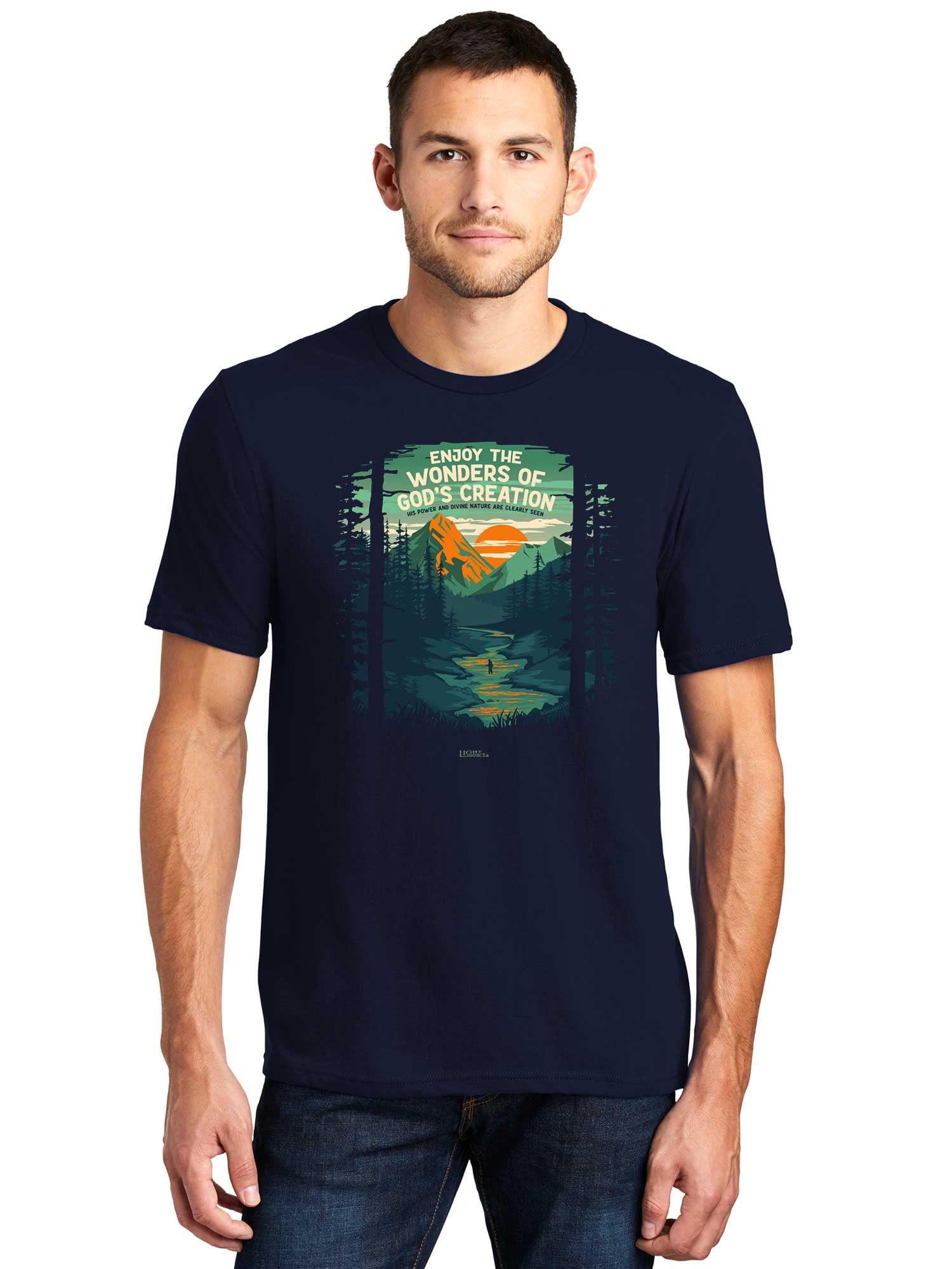 Light Source Mens T-Shirt Wonders - Walmart.com
