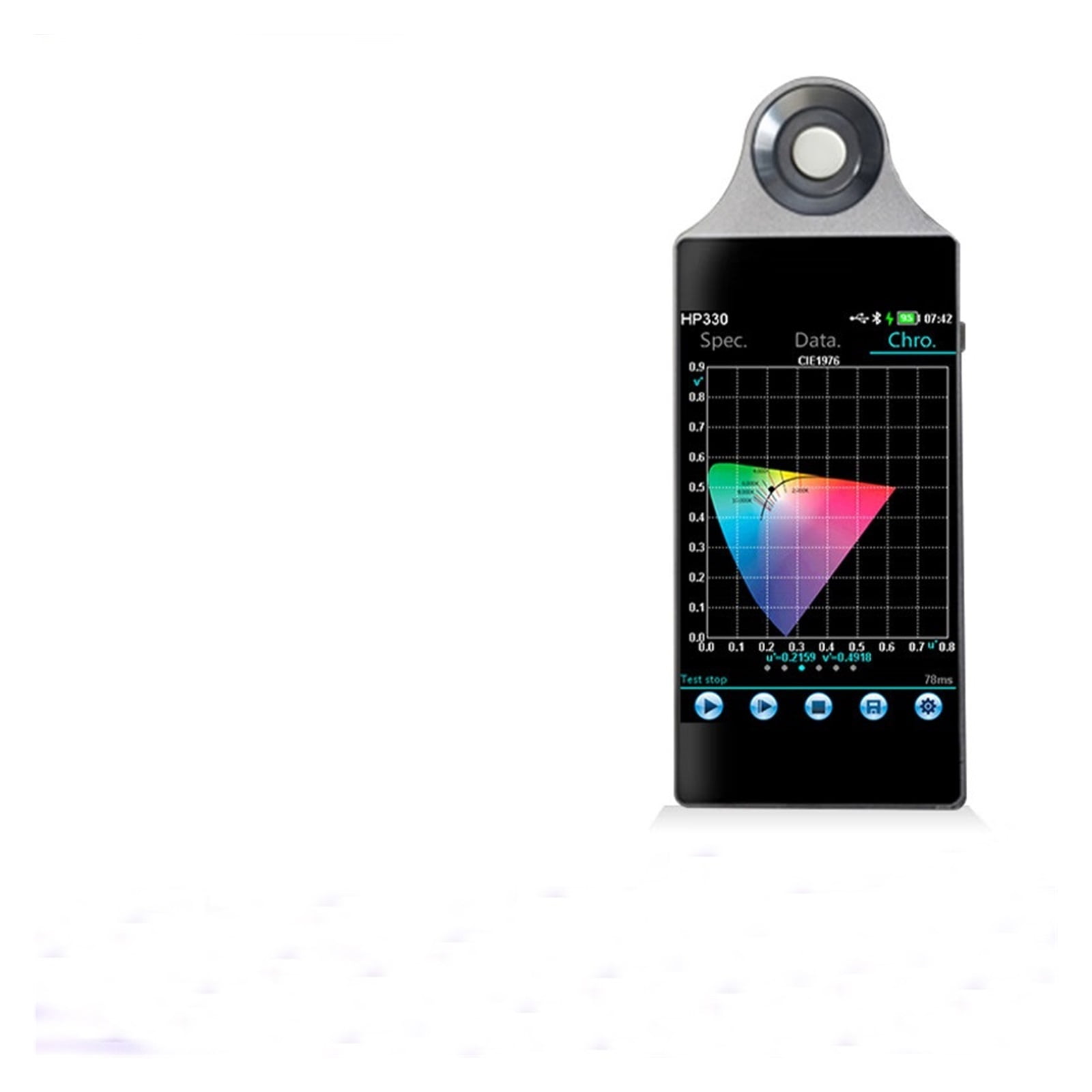 Light Spectrum Meter Color Temperature Tester HP320 Handheld ...