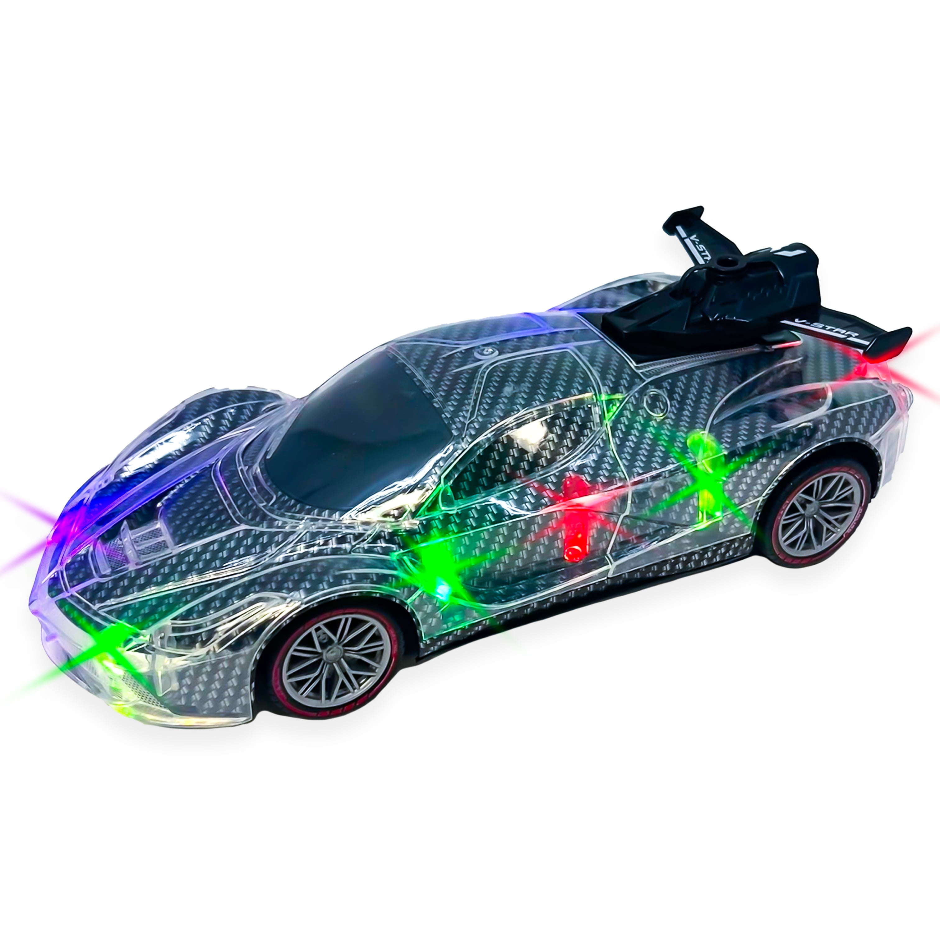 Light Speed II RC LED Sports Car - Walmart.com