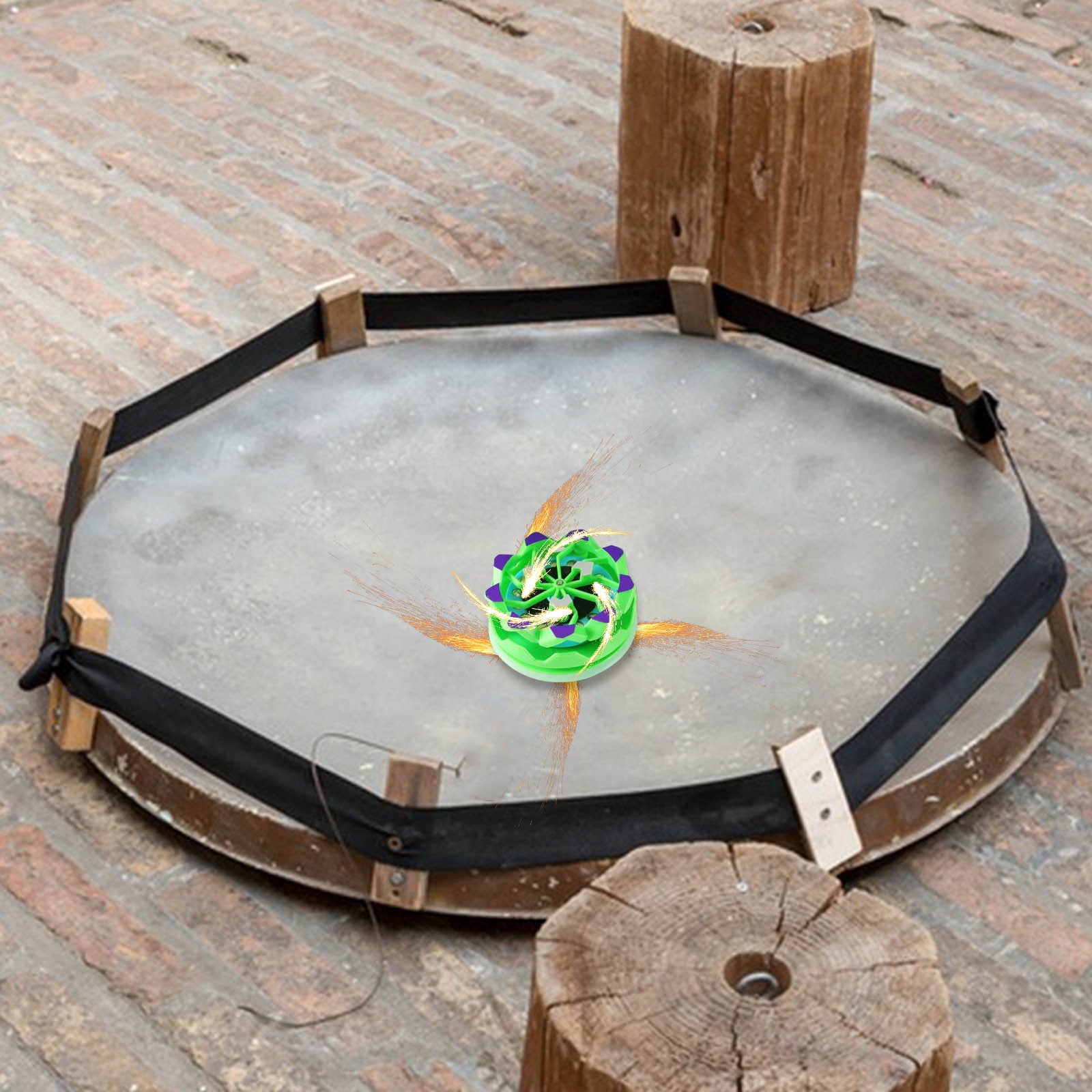 Light Up Spinning Top Toy, Unique Fireworks Top Toy, Fingertip ...