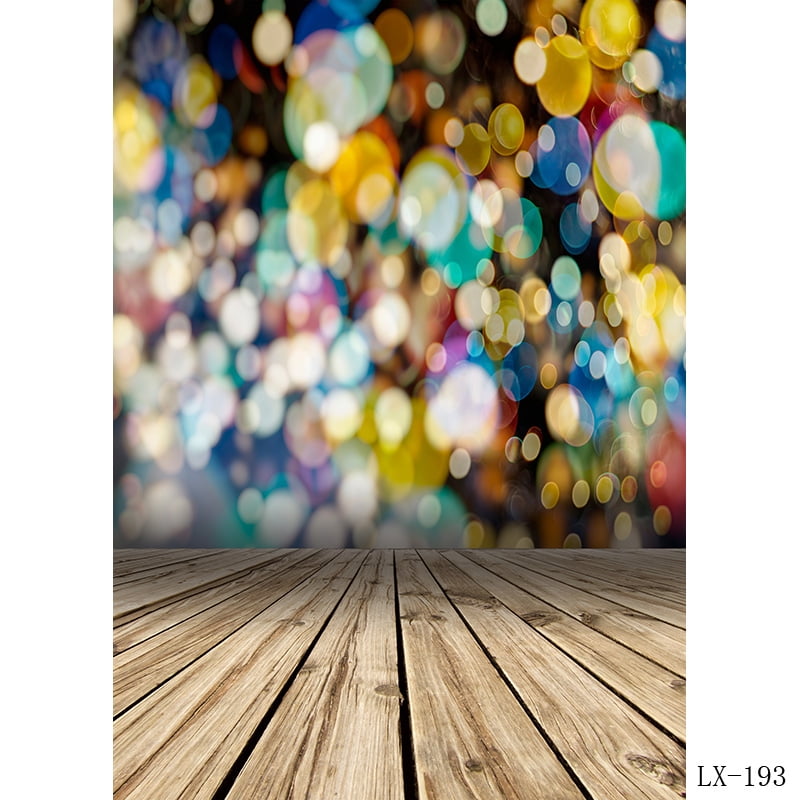 Light Spot Bokeh Glitter Wooden Floor Baby Portrait Photography ...