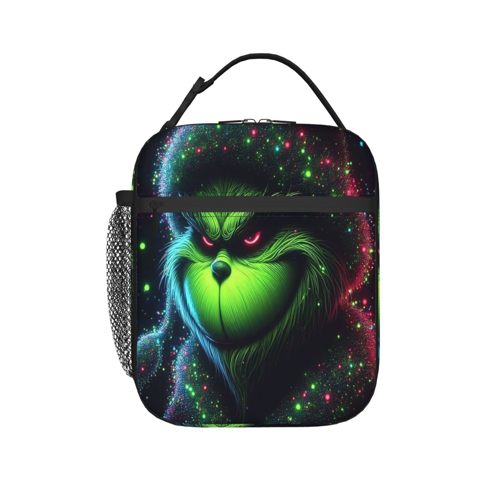 Light Starry Galaxy Grinch Smiley Lunch Box for Women & Men Adult ...