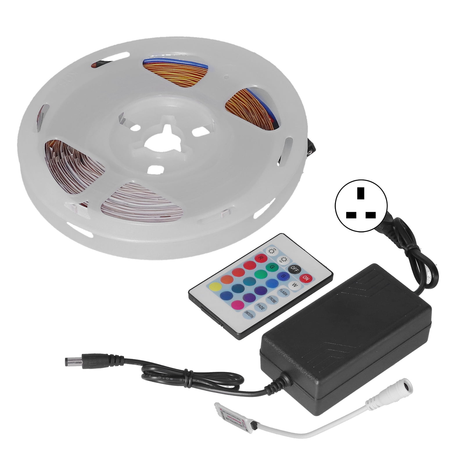 Light Strips 2835 Model Lamp Beads Remote Control 5m Lighting for Home ...