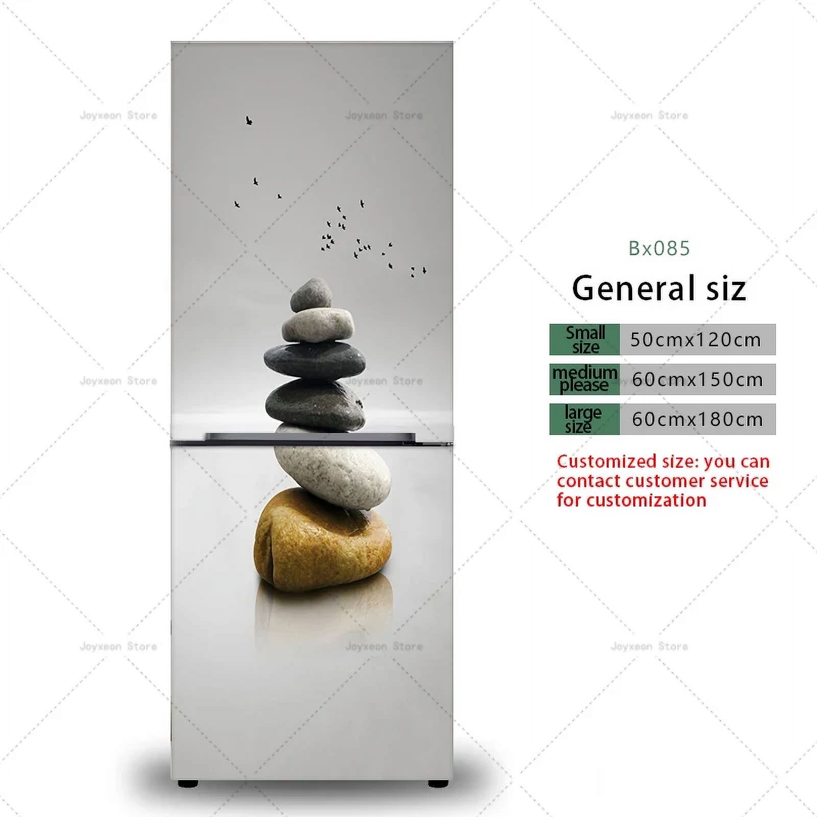 Light Style Art Mural Refrigerator Magnet Full Film Wallpaper Vinyl ...