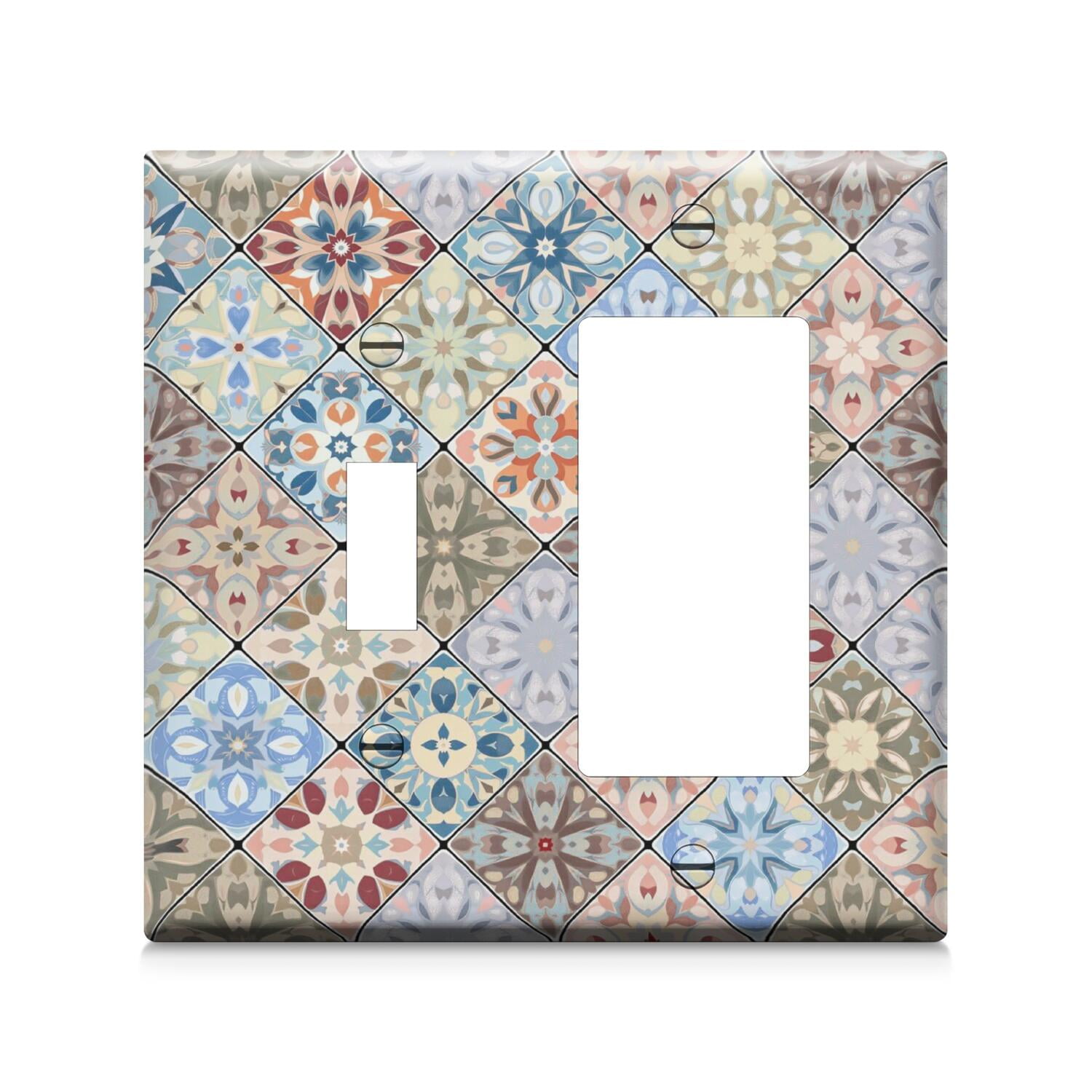 Light Switch Cover Bohemian Tribal 1 Toggle 1 Rocker Decorative Switch ...