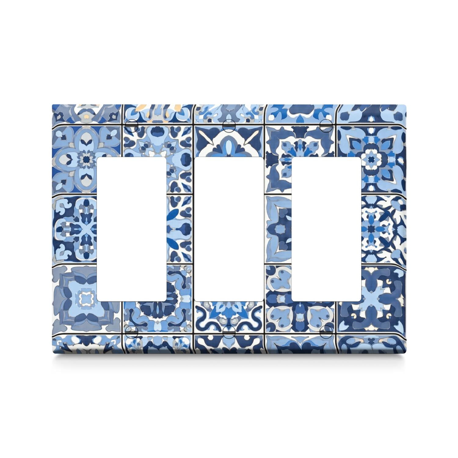 Light Switch Cover Bohemian Tribal 3 Gang Decorative Switch Plate ...