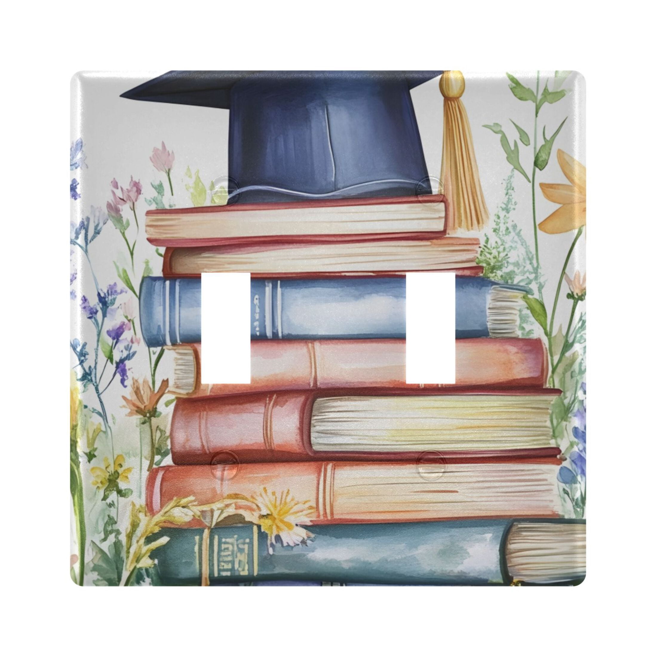 Light Switch Cover Books Plates Faceplate Decorative Switch Plate for ...
