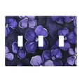 Light Switch Cover Dark Purple Flower Plates Faceplate Decorative ...
