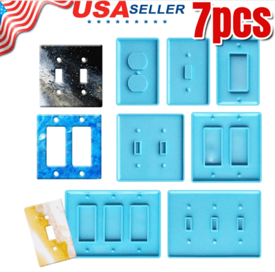 Light Switch Cover Resin Molds,Switch Socket Panel Plaster Mold for ...
