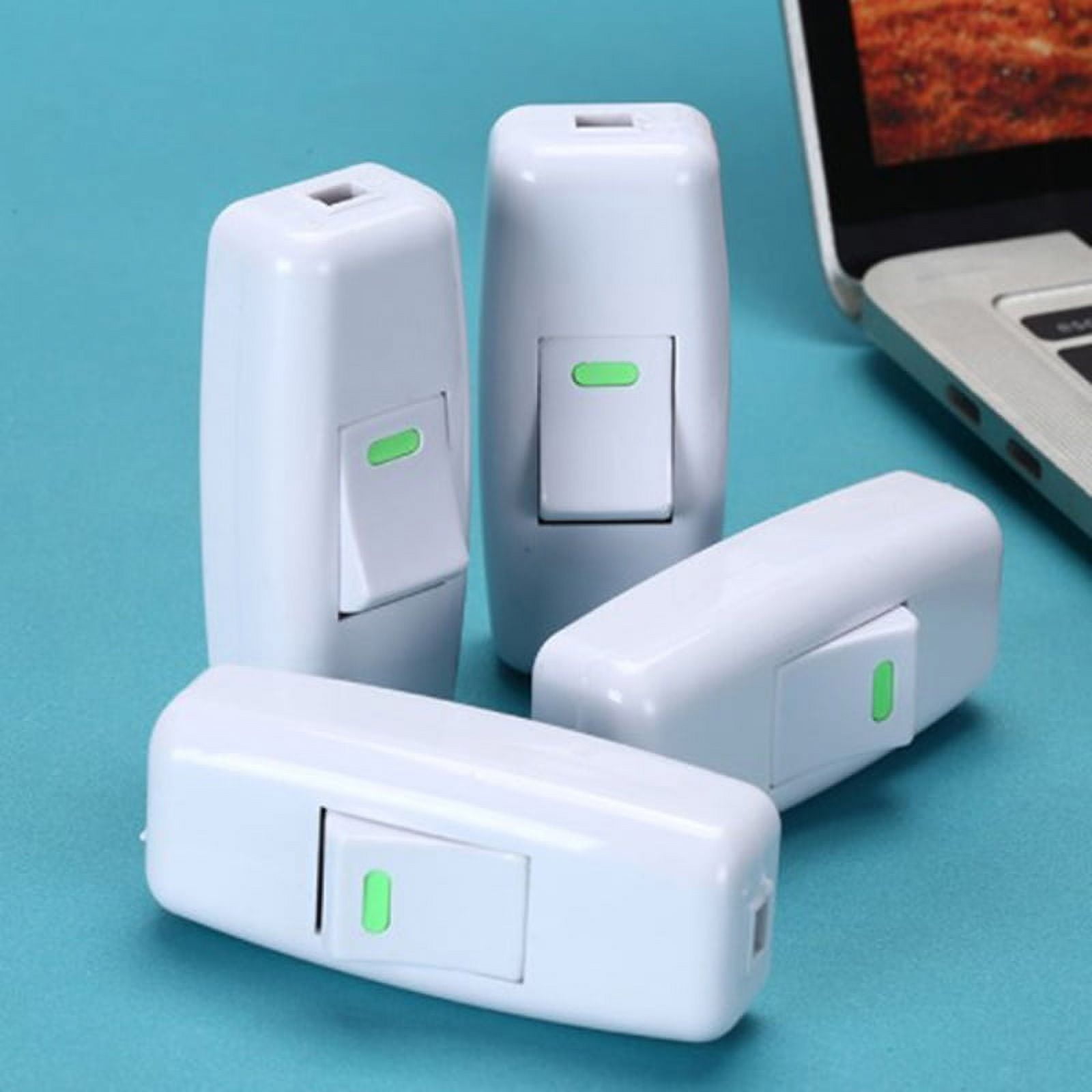 Light Switch For Home Classic White Inline ON/OFF Table Lamp Desk Light ...