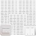 Light Switch Label Sticker, 10 Sheets Transparent Switches ...