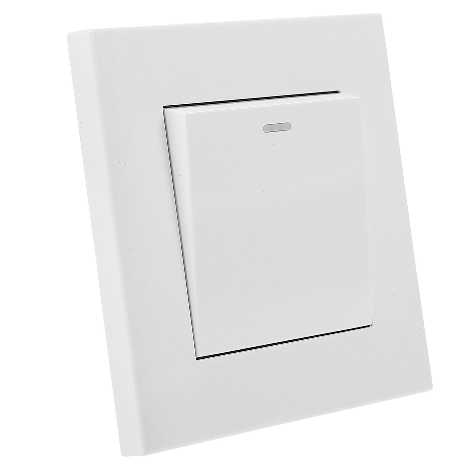 Amosfun House Wall Switch Panel White 1Pcs 3.3X3.3X1.6In - Walmart.com