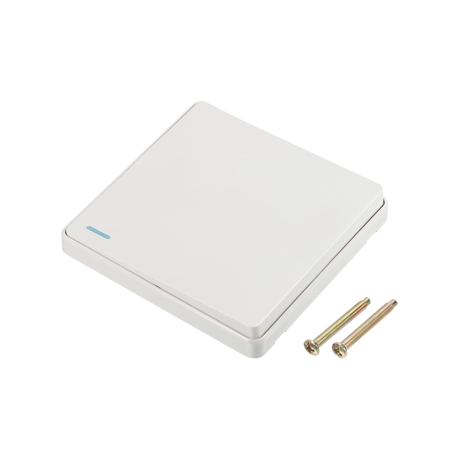 Light Switch Wall Panel Rocker 1 Gang 2 Way White 250V 10A 86mmx86mm ...