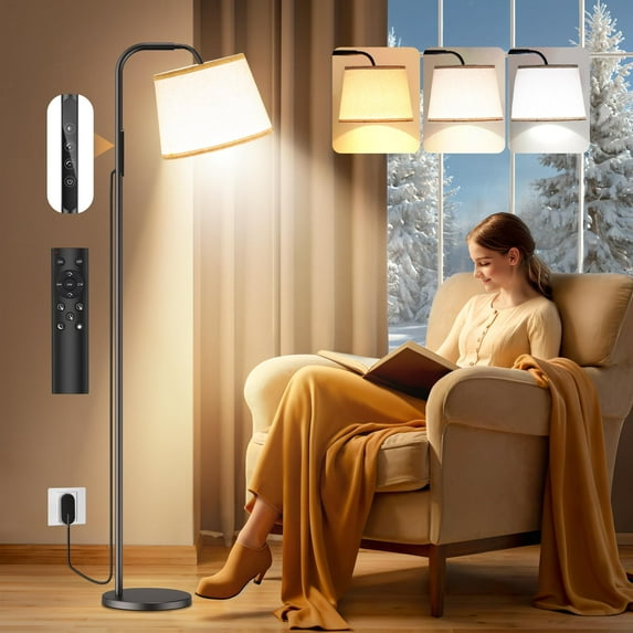 Light Therapy Lamp, 10000 Lux Daylight Lamp with Remote & Touch Control ...