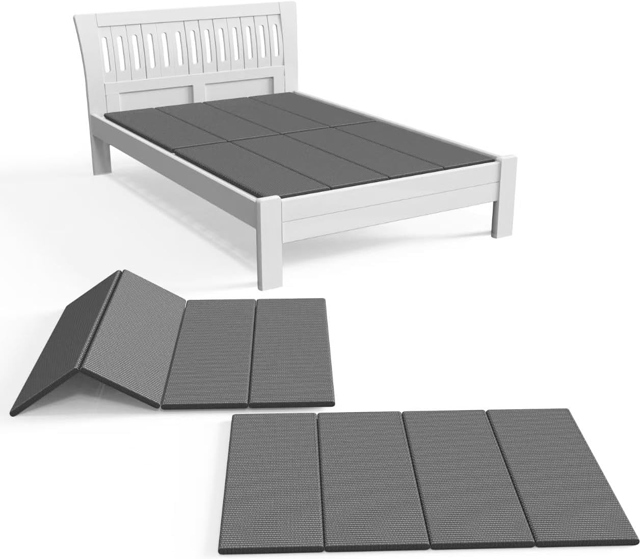 Light and Thin Bunkie Board, Folding Spring Box,King Size 76x80 ...