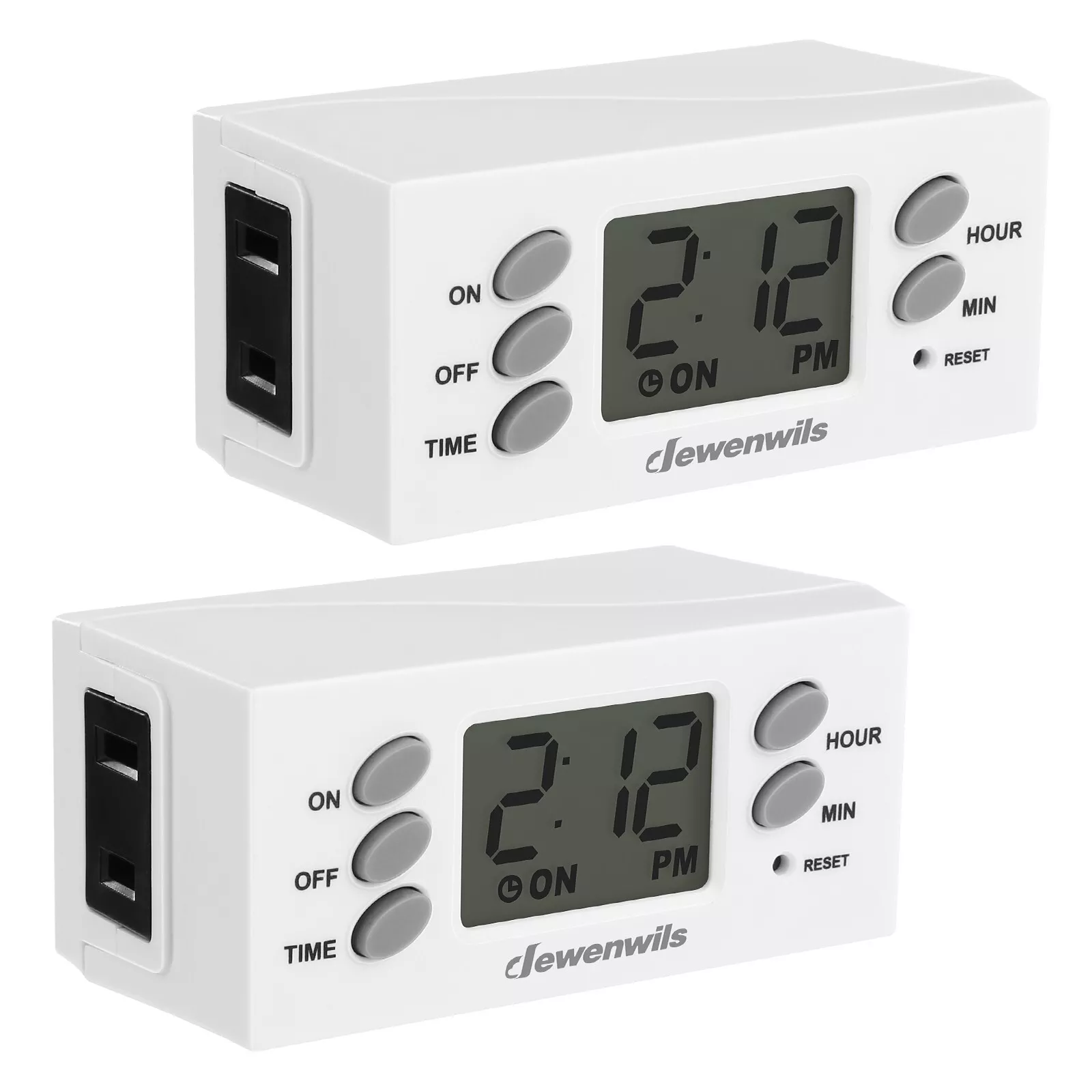 Light Timer, Digital Programmable Plug in Timer Switch with 1 Outlet ...