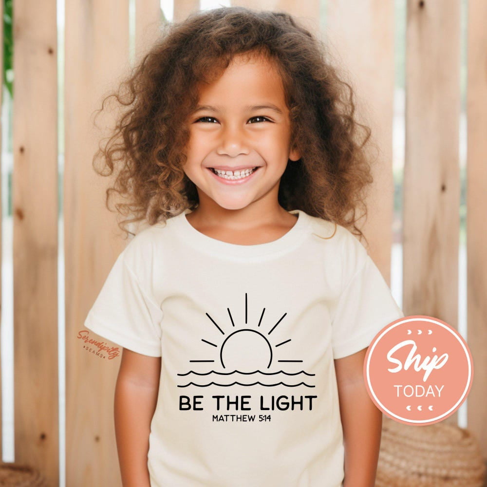 Be The Light Toddler Shirt, God Lover Shirt, Christian Toddler Shirts ...