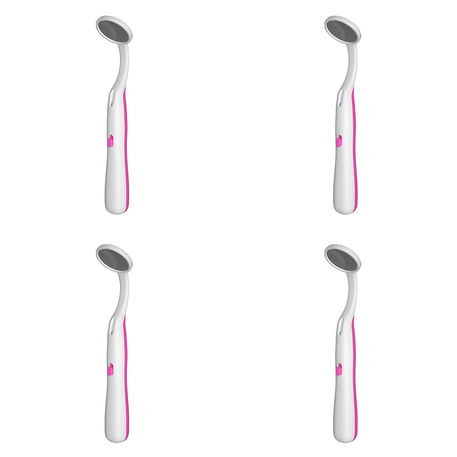 Light Tool LED Lighted Teeth Mirrors,Oral Mouth Tooth Care Tool 1/2/3/4 ...