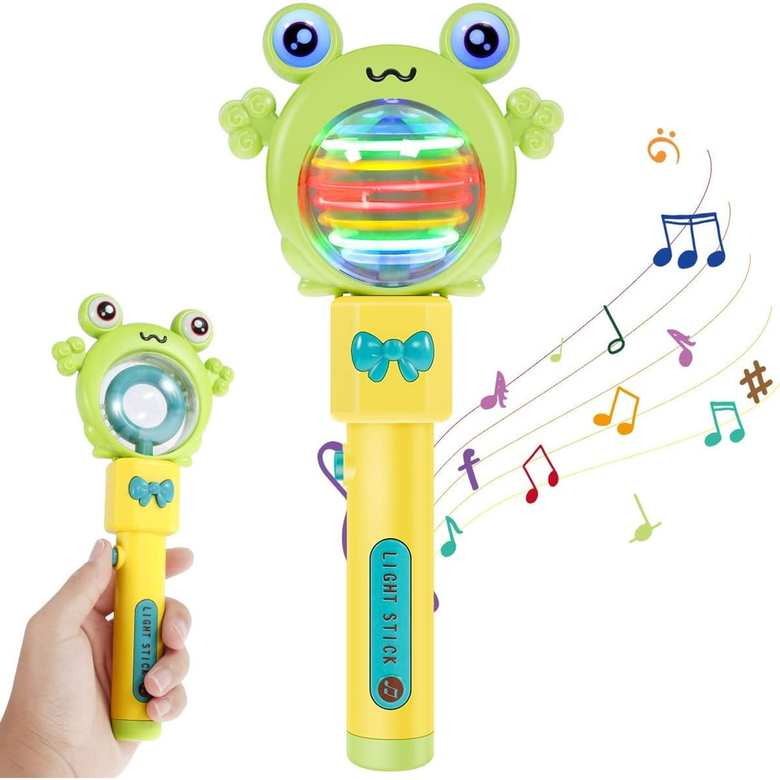 Light Up Toy Wand For Kids, Spinning Light Show, Flashing Rotating LED ...