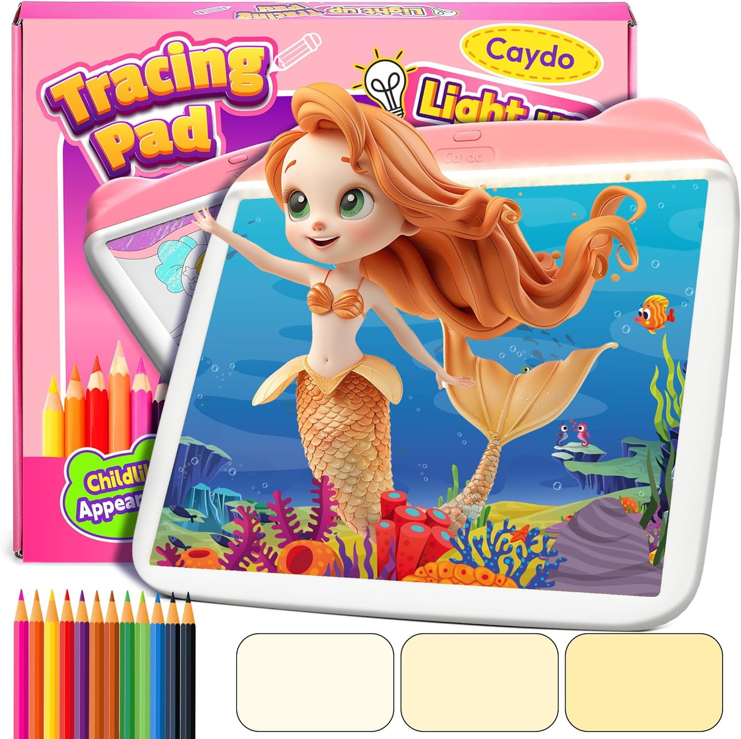 Light Up Tracing Pad for Kids,A4 Tracing Led Copy Board Light Box,USB ...
