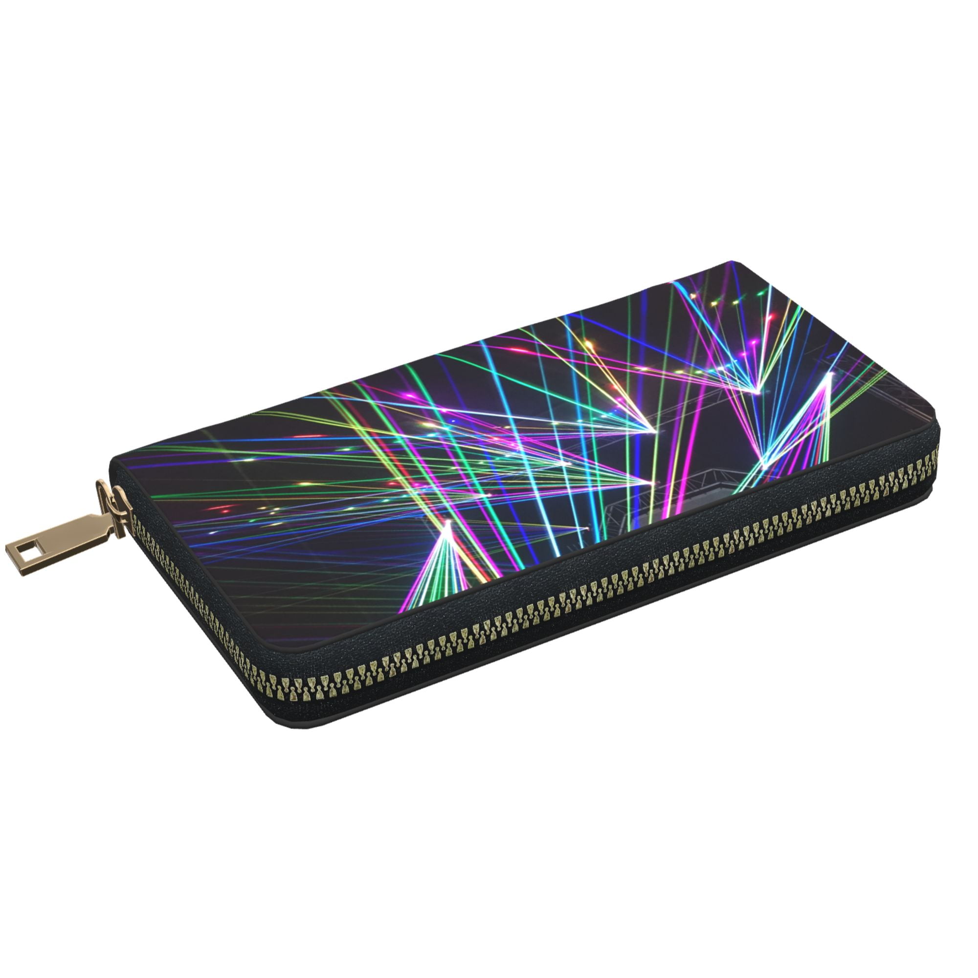 Light Trails Wallpaper For Women Leather Zip Phone Clutch Pu Clutch ...