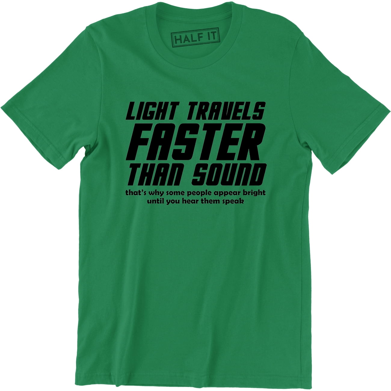Light Travels Faster Than Sound That's Why People Appear Them Speak ...