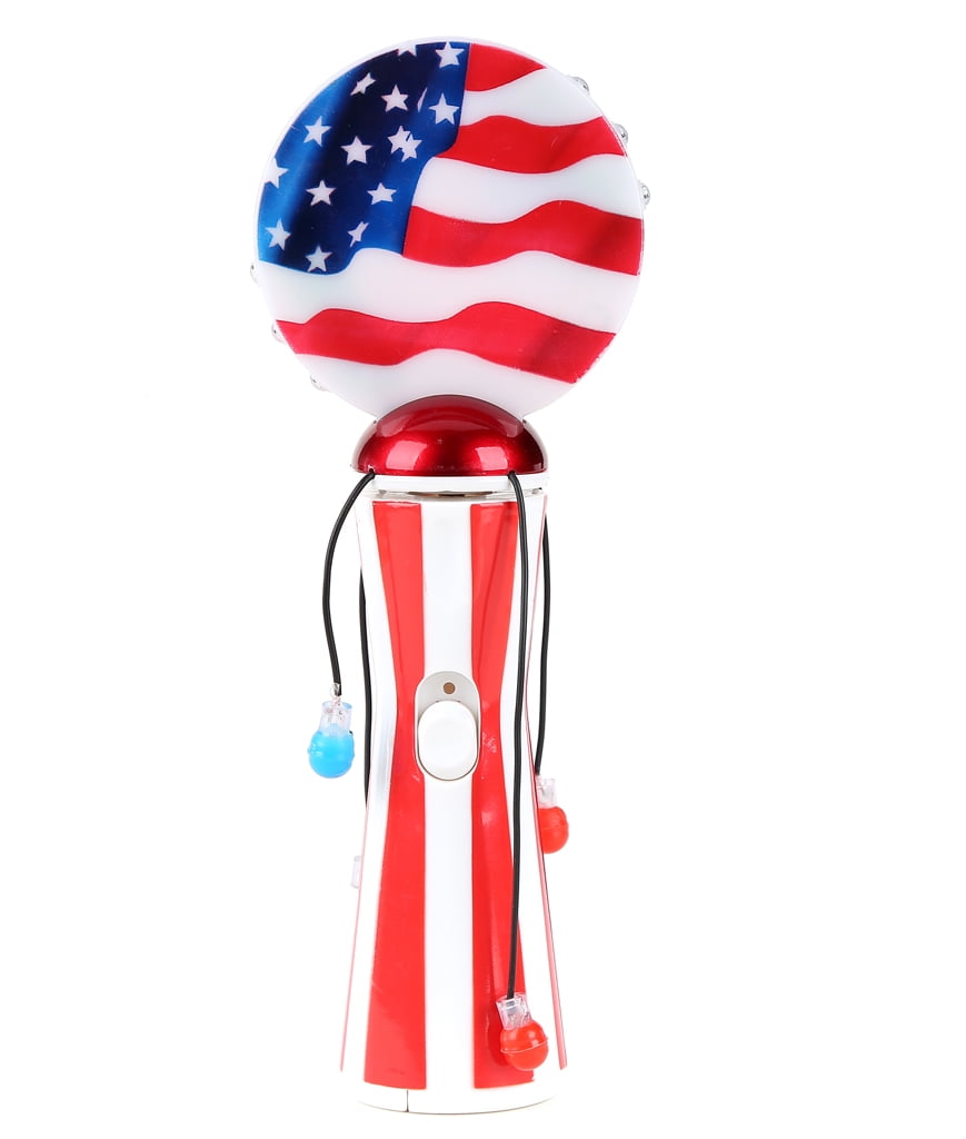 Light UP Novelties USA Flag Patriotic Spinning Ball Wand for the 4th of ...