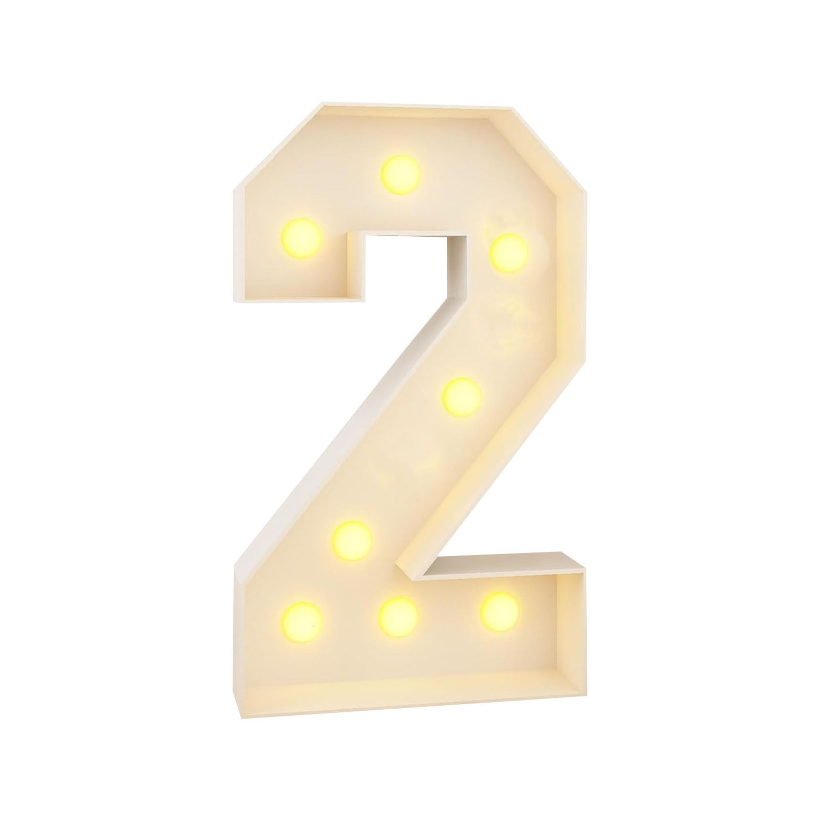 Light-Up 3D Number Decor - Snap Assembly KT Board for 2025 Graduation/Birthday Backdrop ...