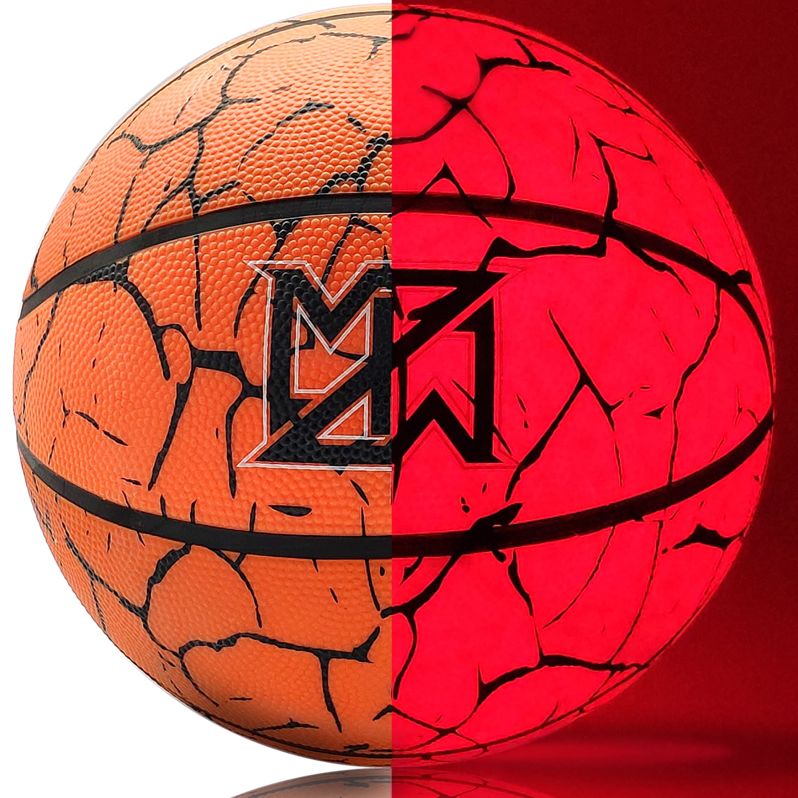 Light Up Basketball Night Light - Official Size 7 - Waterproof Glow ...