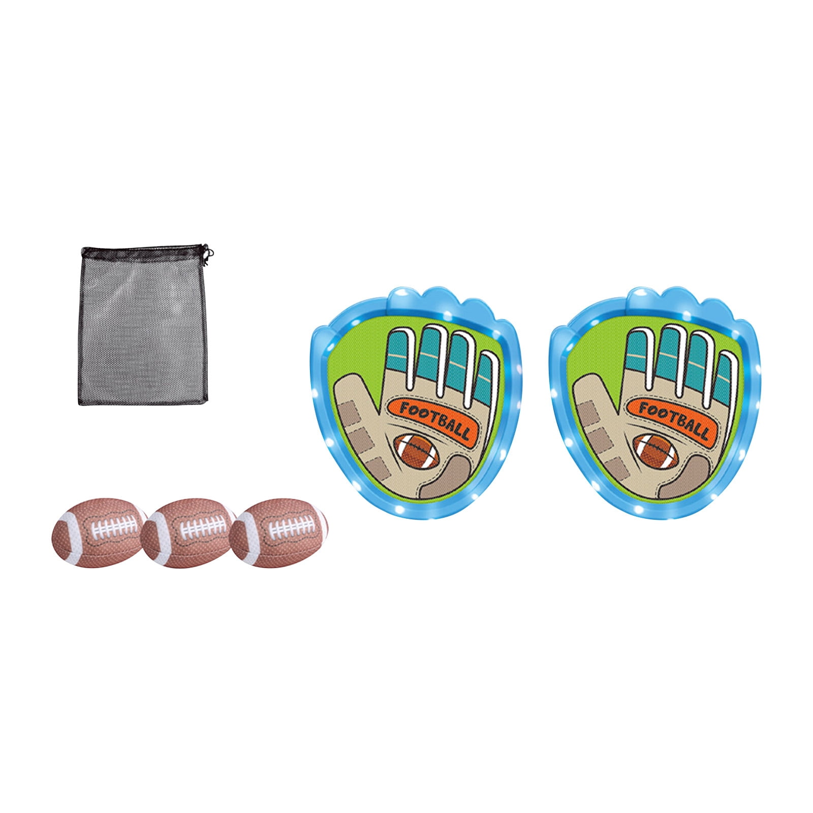 Light-Up Catch Ball Game Set C3 - 3 Glow Footballs for Training and ...