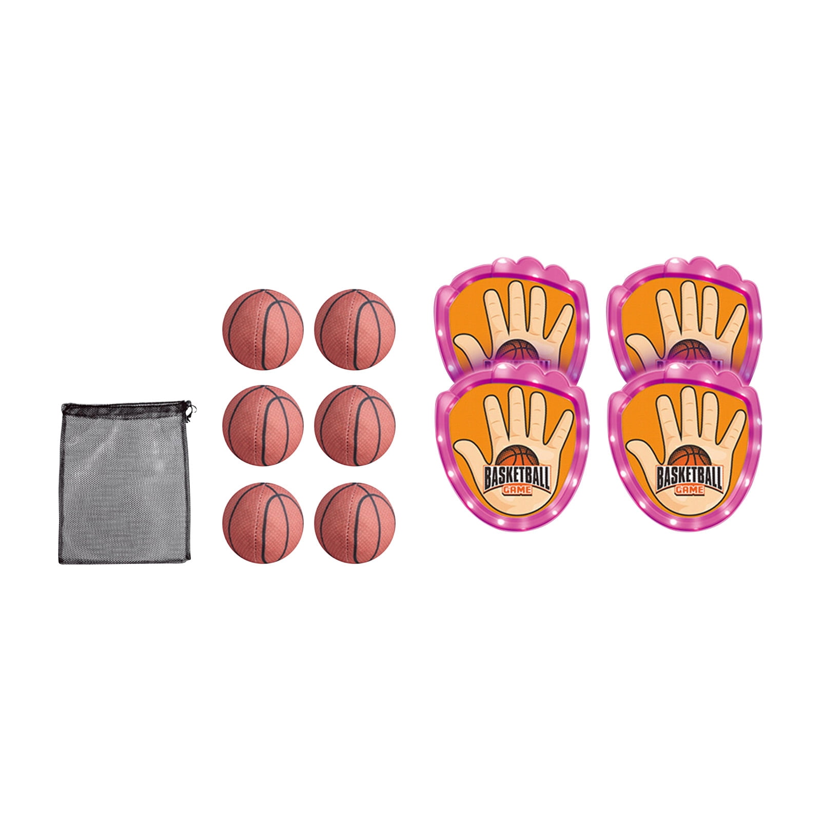 Light-Up Catch Ball Game Set F6 - 6 Glow Basketballs for Team ...