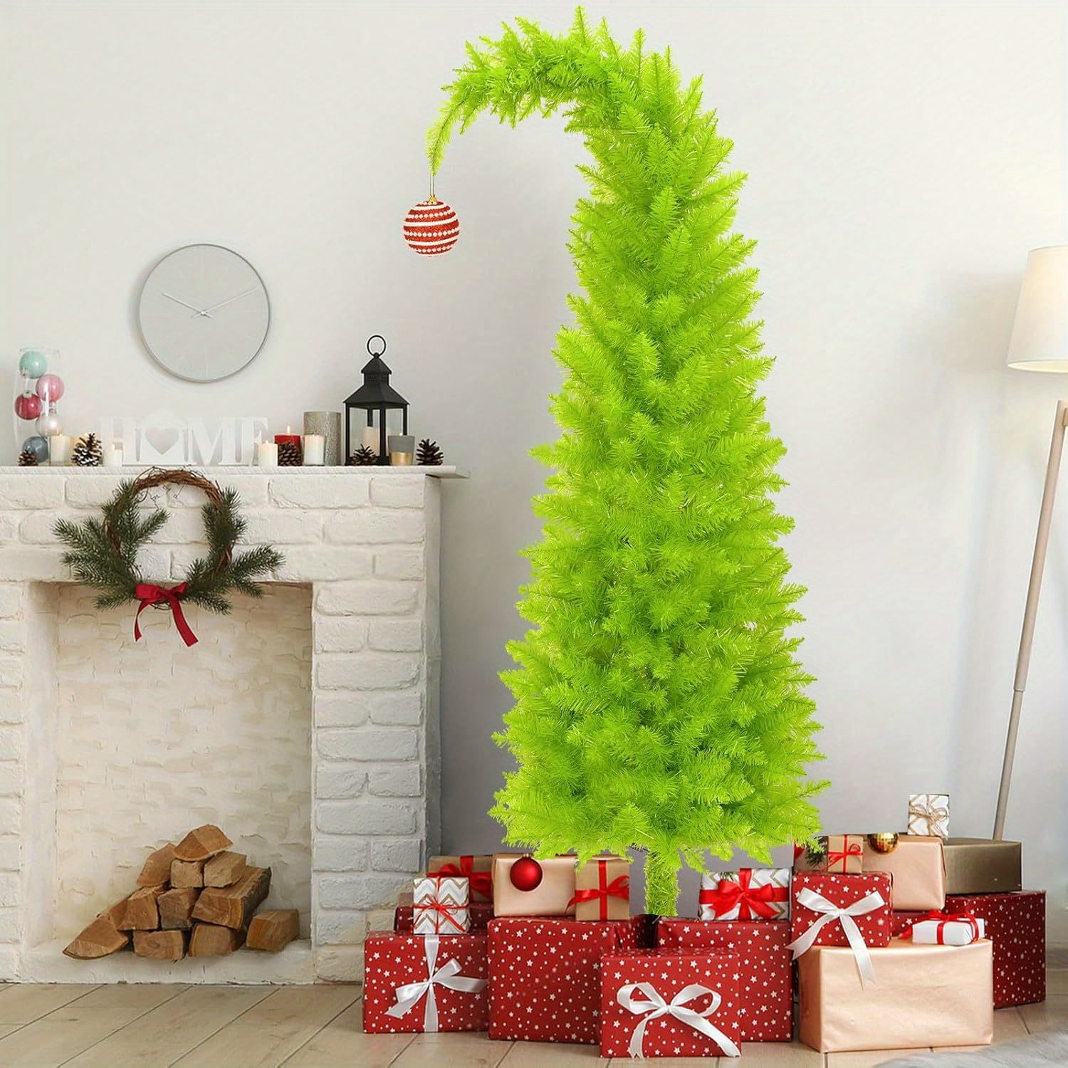 [Light-Up Christmas Tree] 6ft Light-Up Artificial Christmas Tree with ...