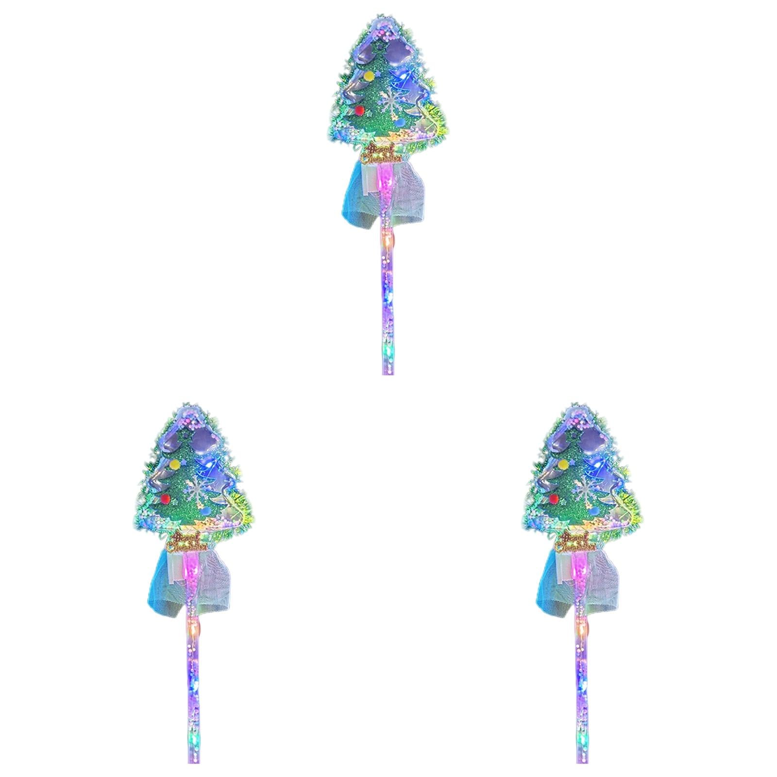 Light Up Christmas Tree Wand Flashing LED For Kids Thrilling Light Show ...