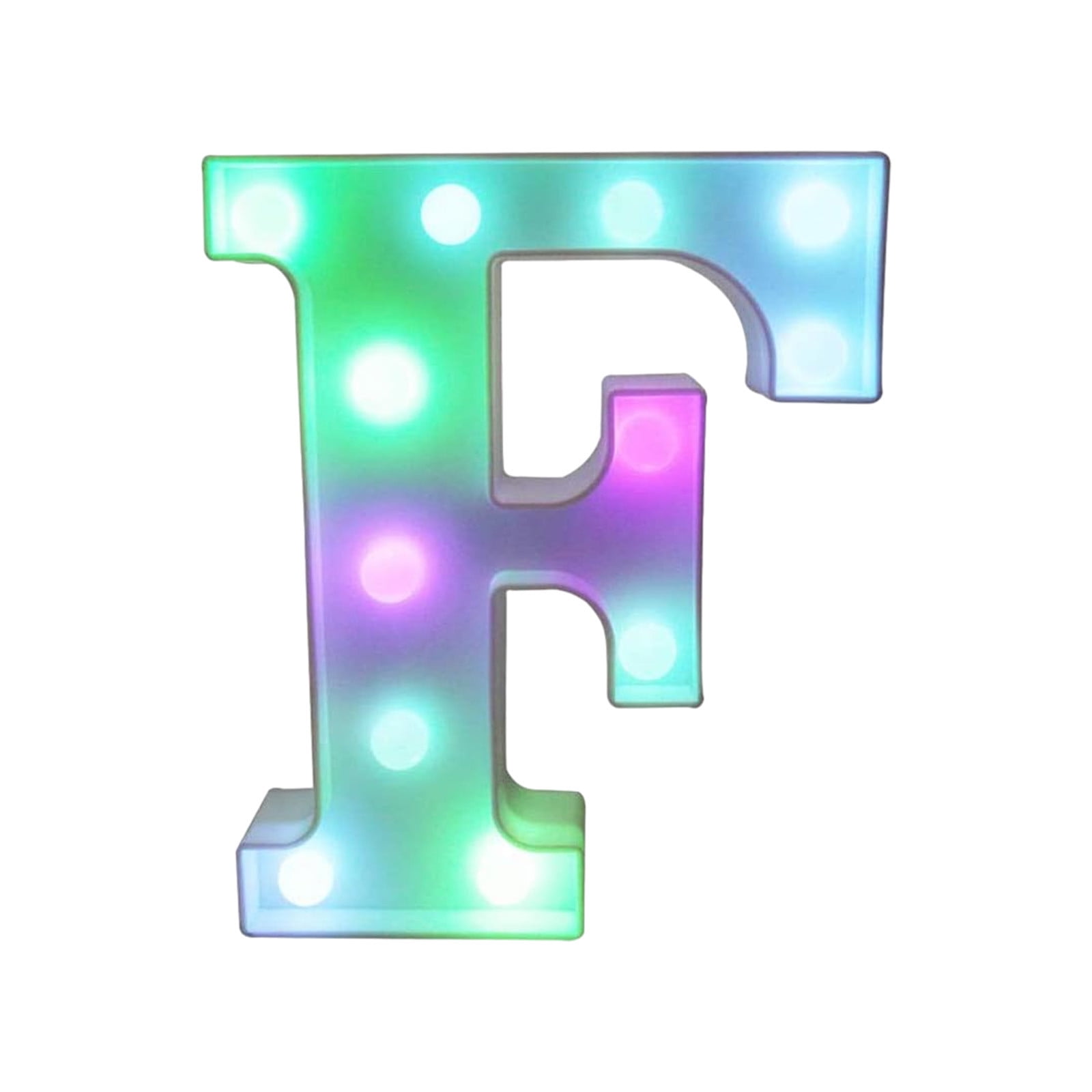 Light Up Colorful LED Marquee Letter lights, 18 Colors Changing ...