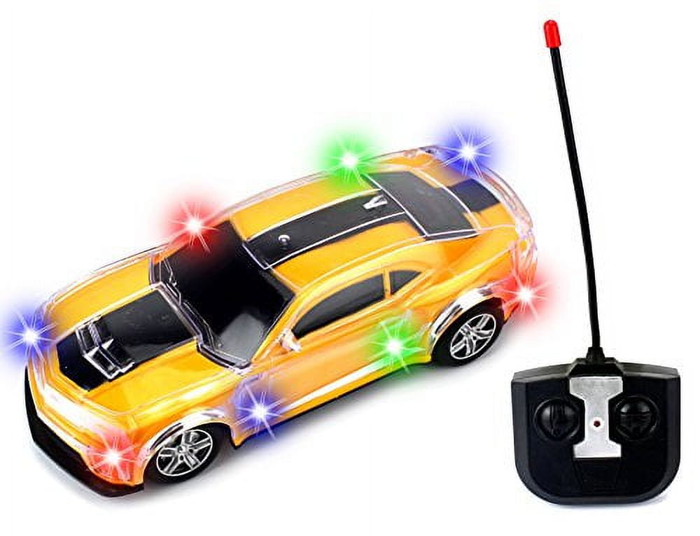 Light Up Dazzling Racecar Remote Control RC Car 1:20 Ready To Run w ...