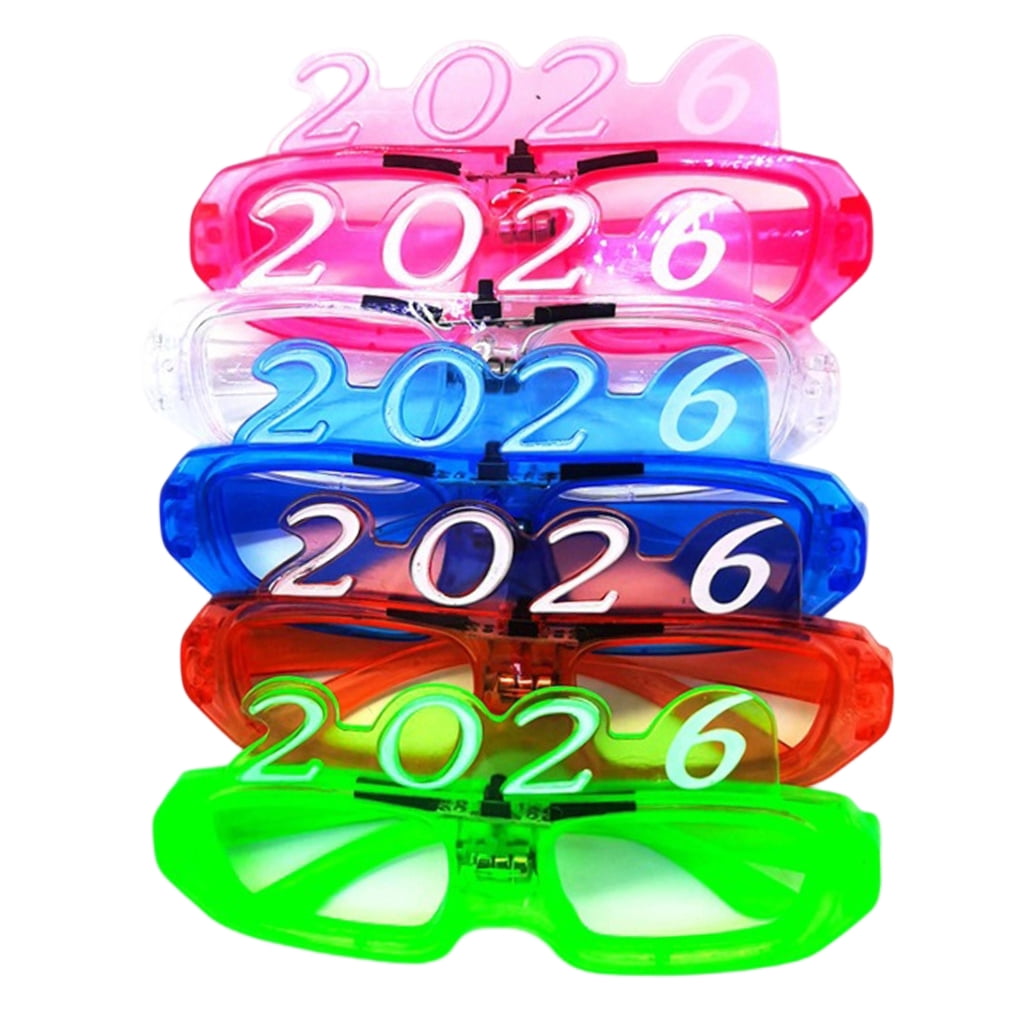 Light Up Glasses,2026 Led Glasses Glow Glasses 3 Light Modes 2026 New ...