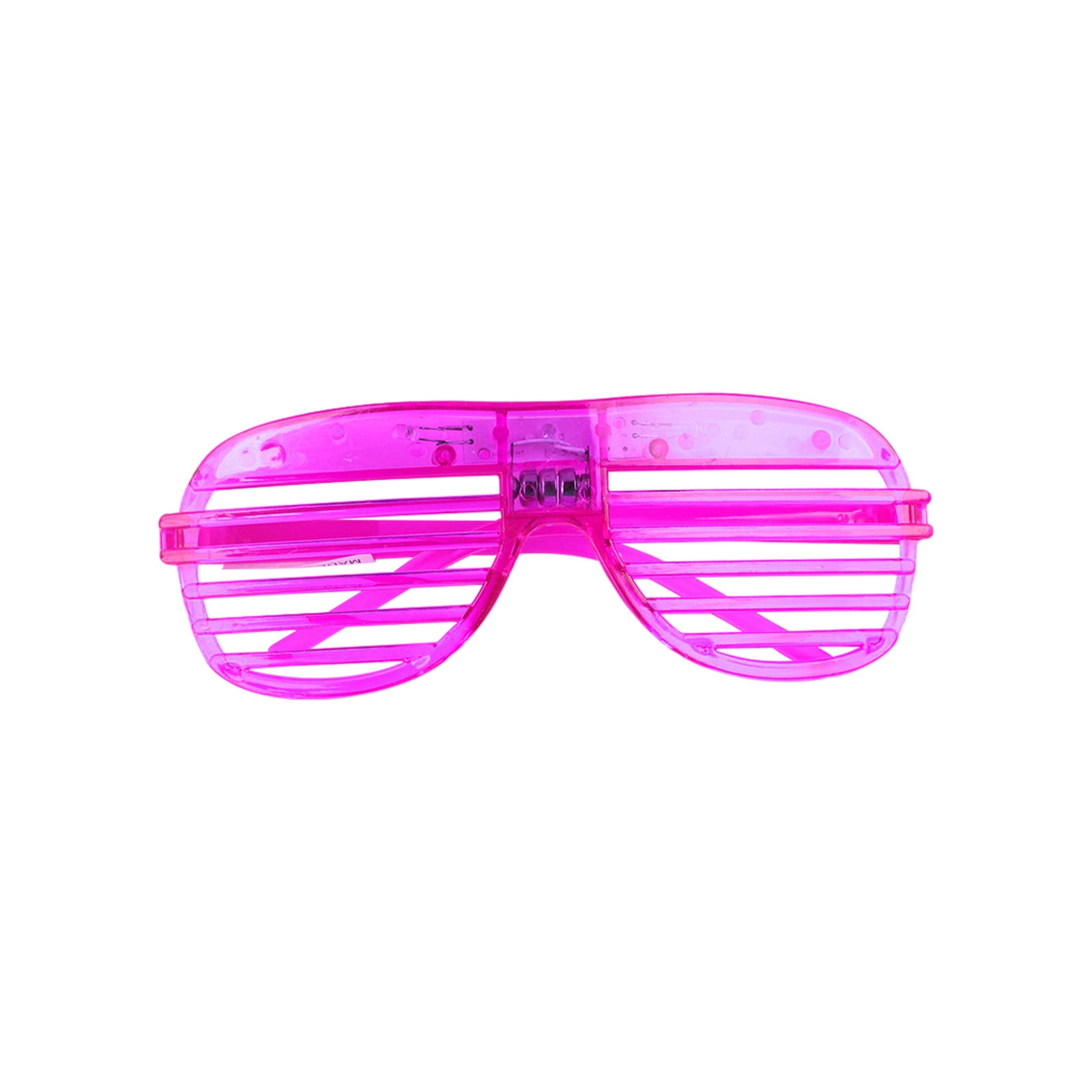 Light Up Glasses Party Supplies, Flashing LED Light up Slotted Shutter ...