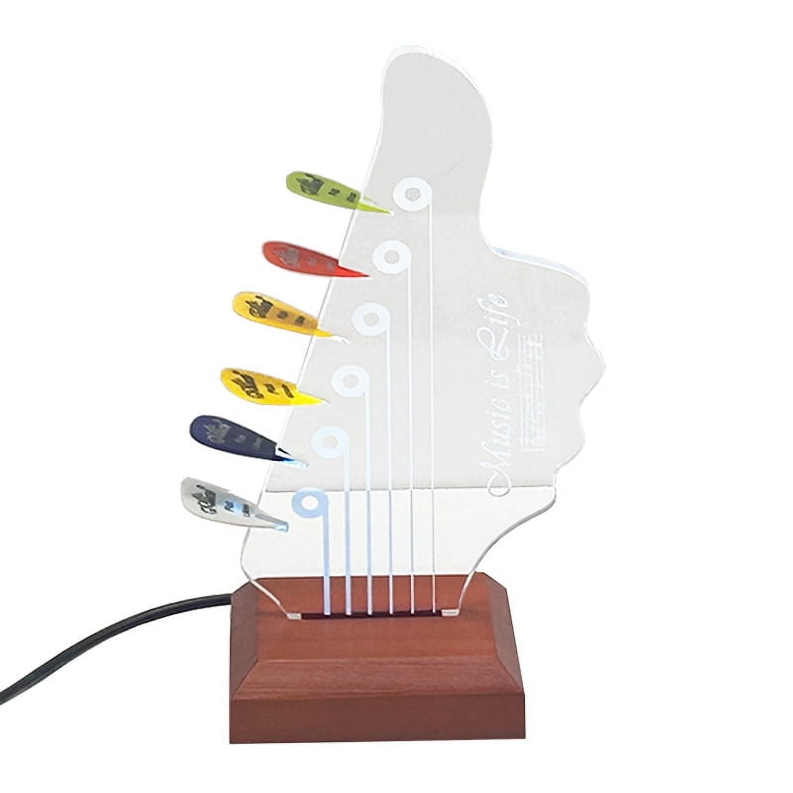 Light Up Guitar Pick Holder Guitar Accessories For Picks Storage And ...