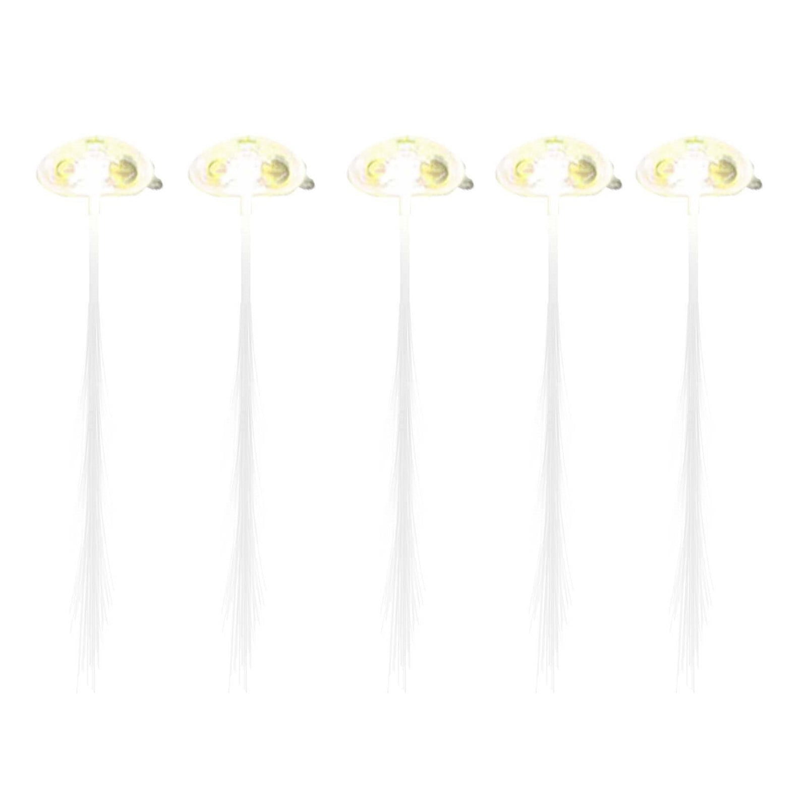 Light Up Hair Barrettes Fiber Glowing Hair Clips Party Bar Dancing ...