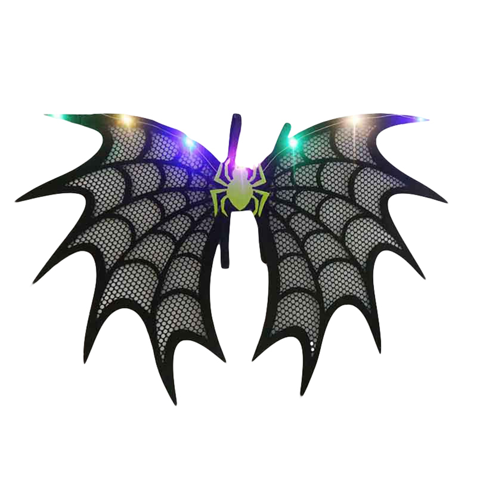 Light Up Halloween Bat Wings Costume for Girls Boys Women Kids LED ...