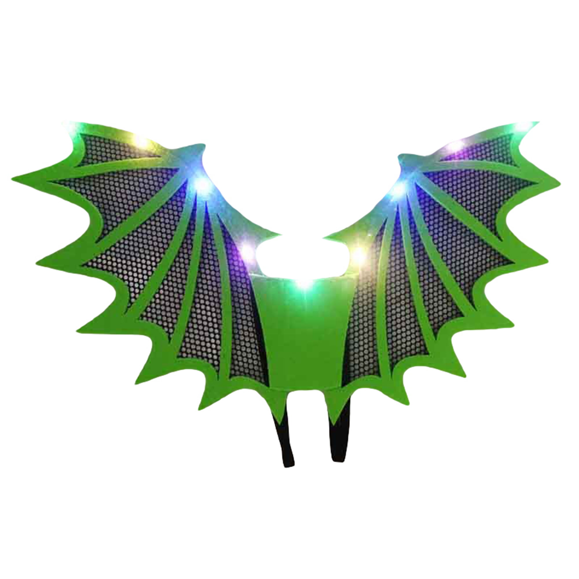 Light Up Halloween Bat Wings Costume for Girls Boys Women Kids LED ...