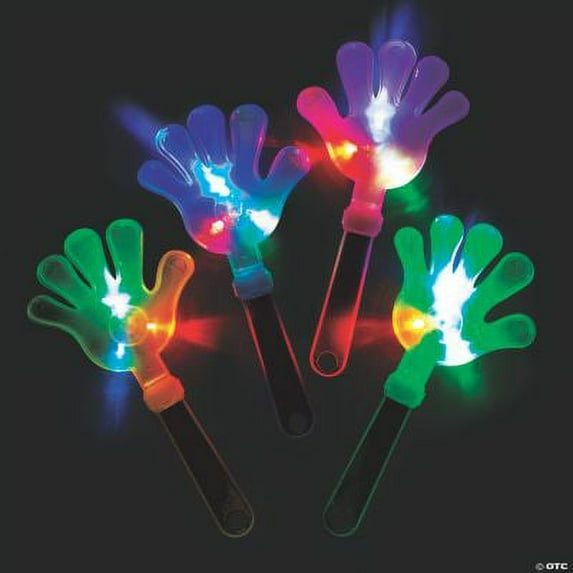 Light Up Hand Clappers, Toys, Noisemakers, New Year's, 12 Pieces ...