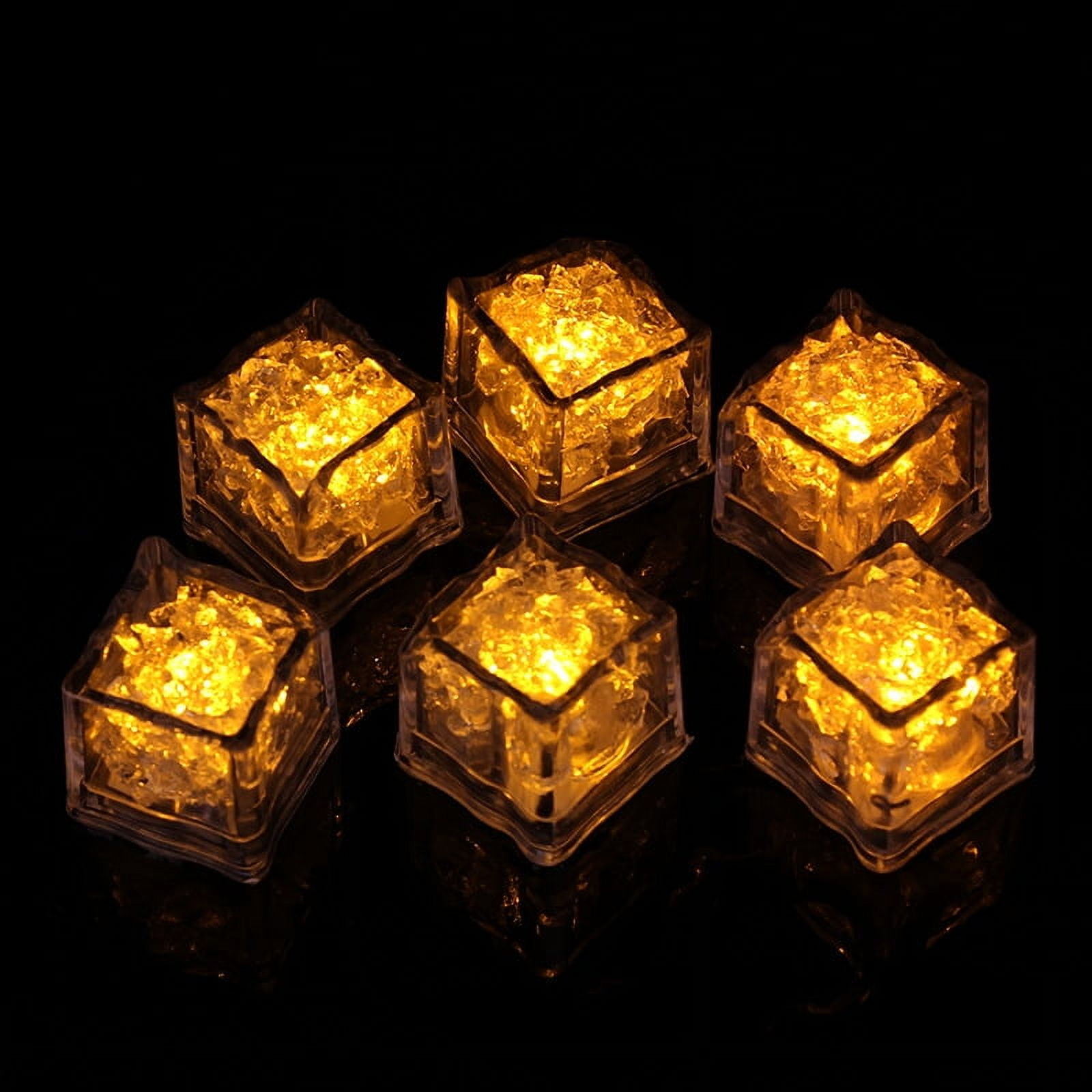 Light Up Ice Cubes, 12 Pack Multi Color Led Ice Cubes, Reusable Glowing ... Light Up Ice Cubes, 12 Pack Multi Color Led Ice Cubes, Reusable Glowing ...