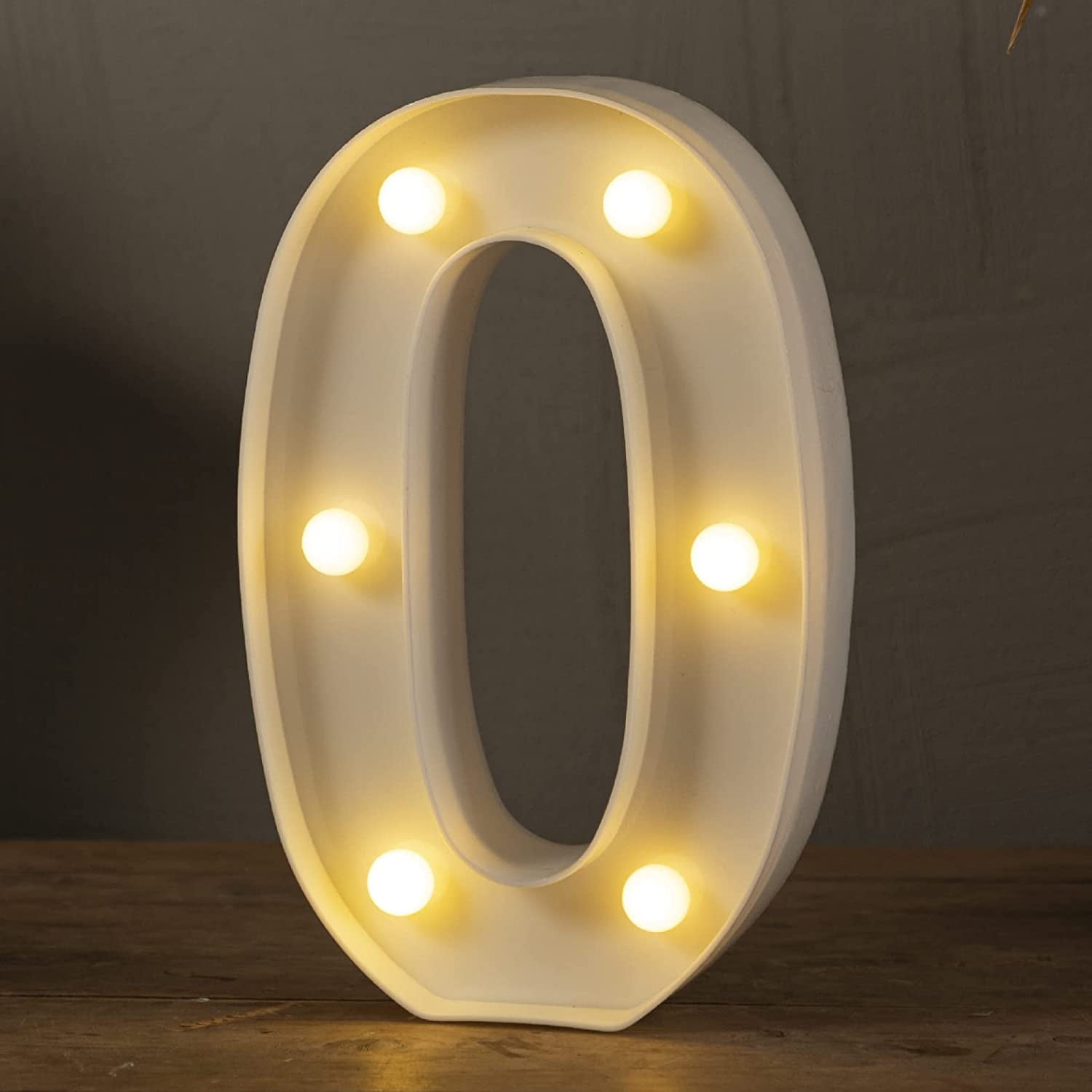 Light Up LED Letters Lights Sign 26 Alphabet and 10 Number Big Lights ...