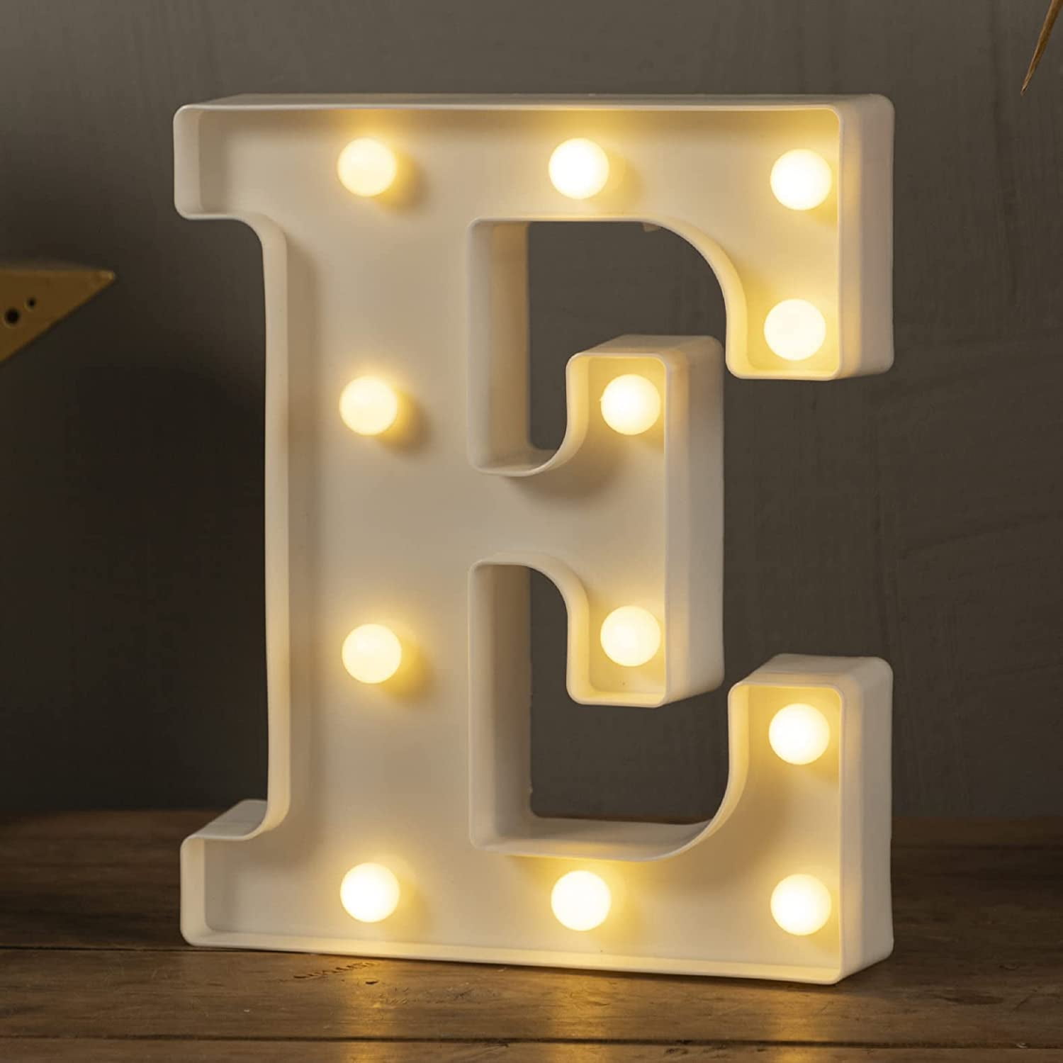 Light Up LED Letters Lights Sign 26 Alphabet and 10 Number Big Lights ...