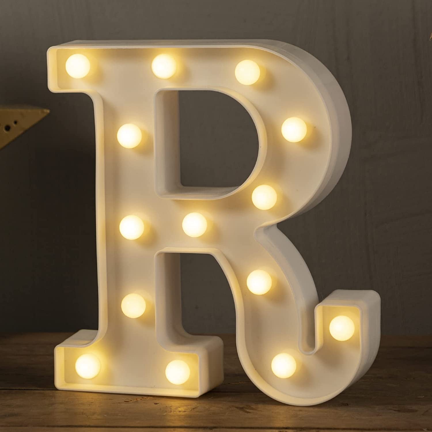 Light Up LED Letters Lights Sign 26 Alphabet and 10 Number Big Lights ...