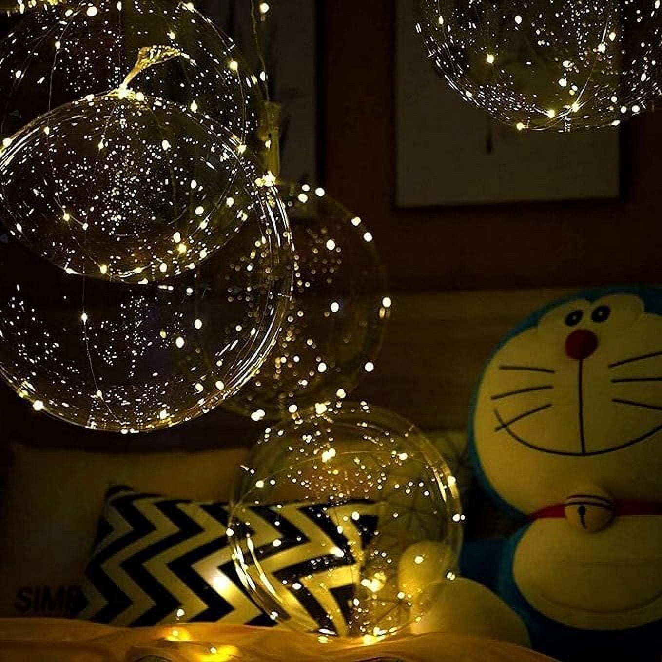 Light Up Led Balloons, 18 Packs Party Balloon Cell Battery Included ...